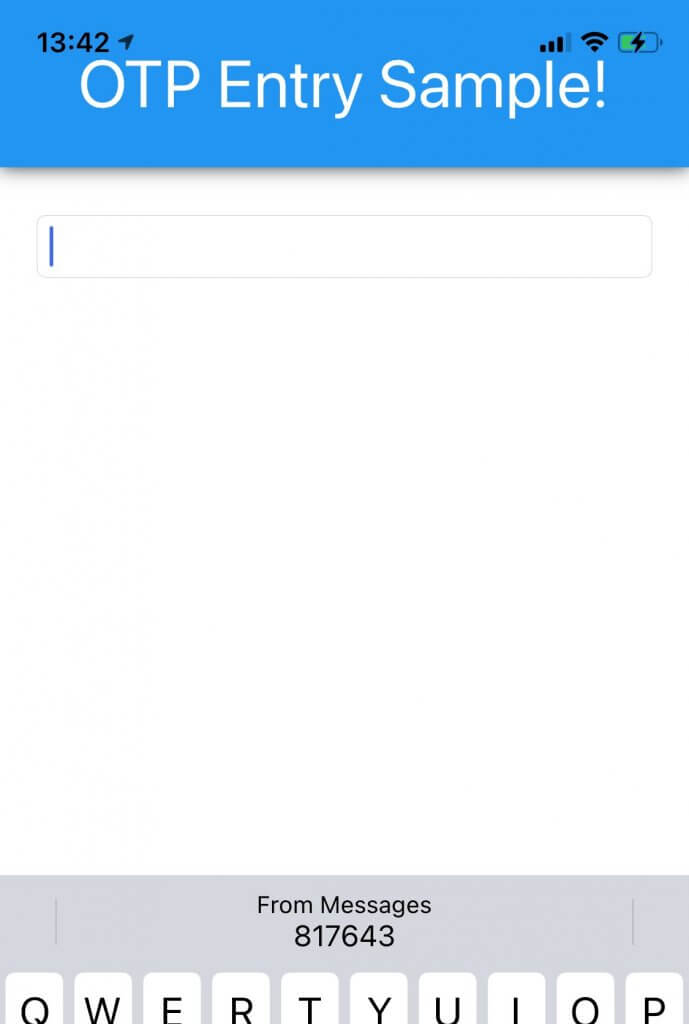OTP Auto-Fill Entry for iOS with Xamarin.Forms · Gerald's blog about ...